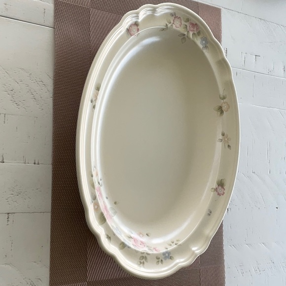 Pfaltzgraff | Dining | Pfaltzgraff Large Oval Platter Tea Rose Pattern ...